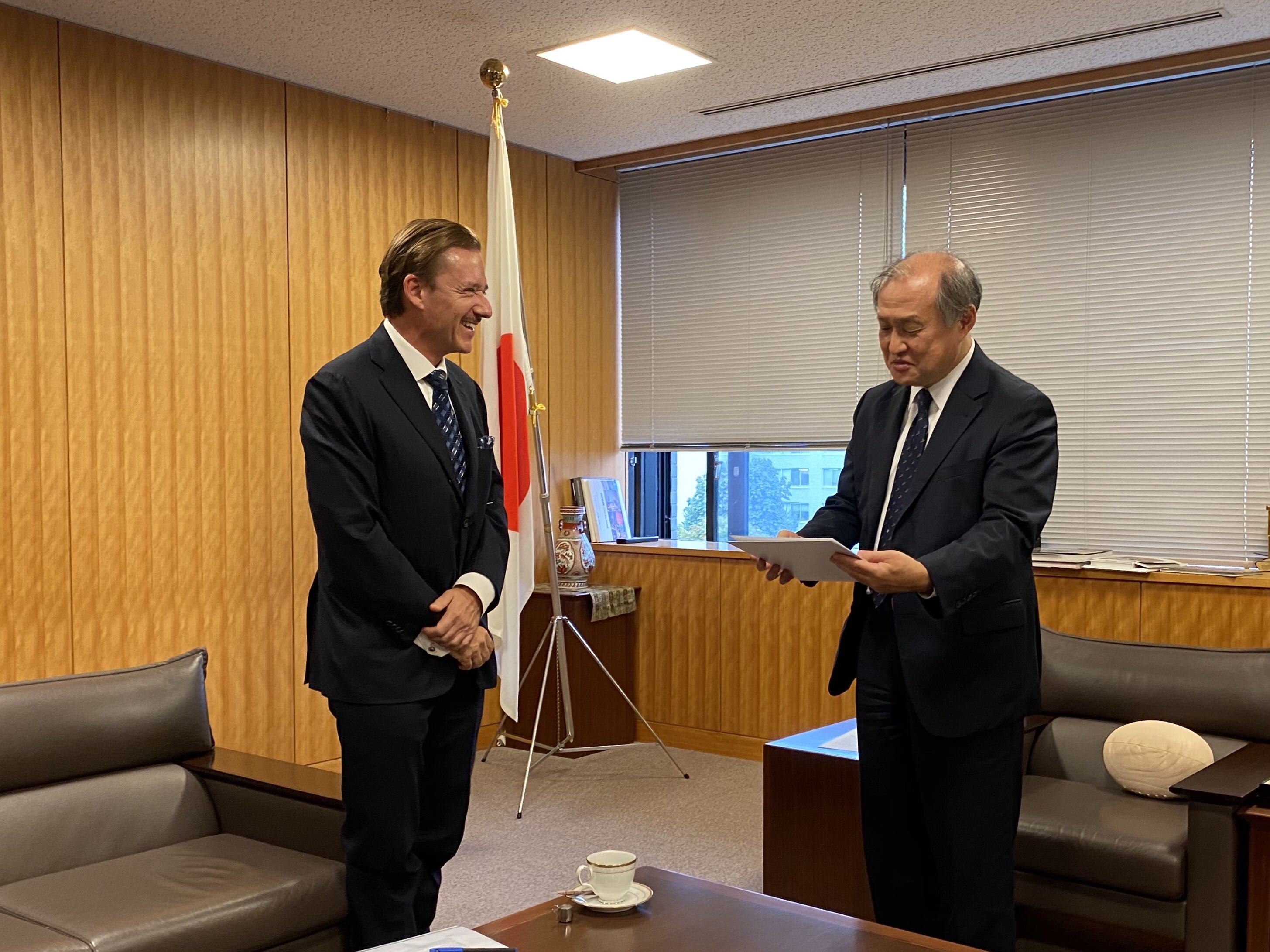 Ambassador Dr. Andreas Baum meets Japan’s Vice-Minister for Foreign ...
