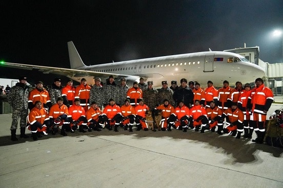 A skilled Mongolian USAR team provided humanitarian assistance to the ...