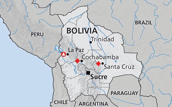 Bolivia Climate Map
